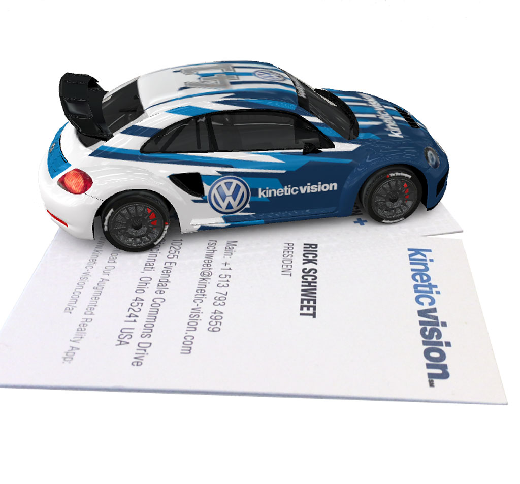 Augmented Reality Business Cards - Service Excellence by Kinetic Vision Augmented Reality Business Cards - Service Excellence by Kinetic Vision
